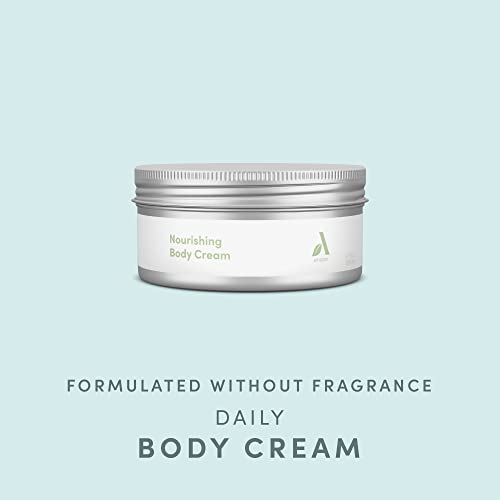 Amazon Aware Nourishing Body Cream with Vitamin E & Shea Butter, Vegan, Formulated without Fragrance, Dermatologist Tested, 6.7 fl oz