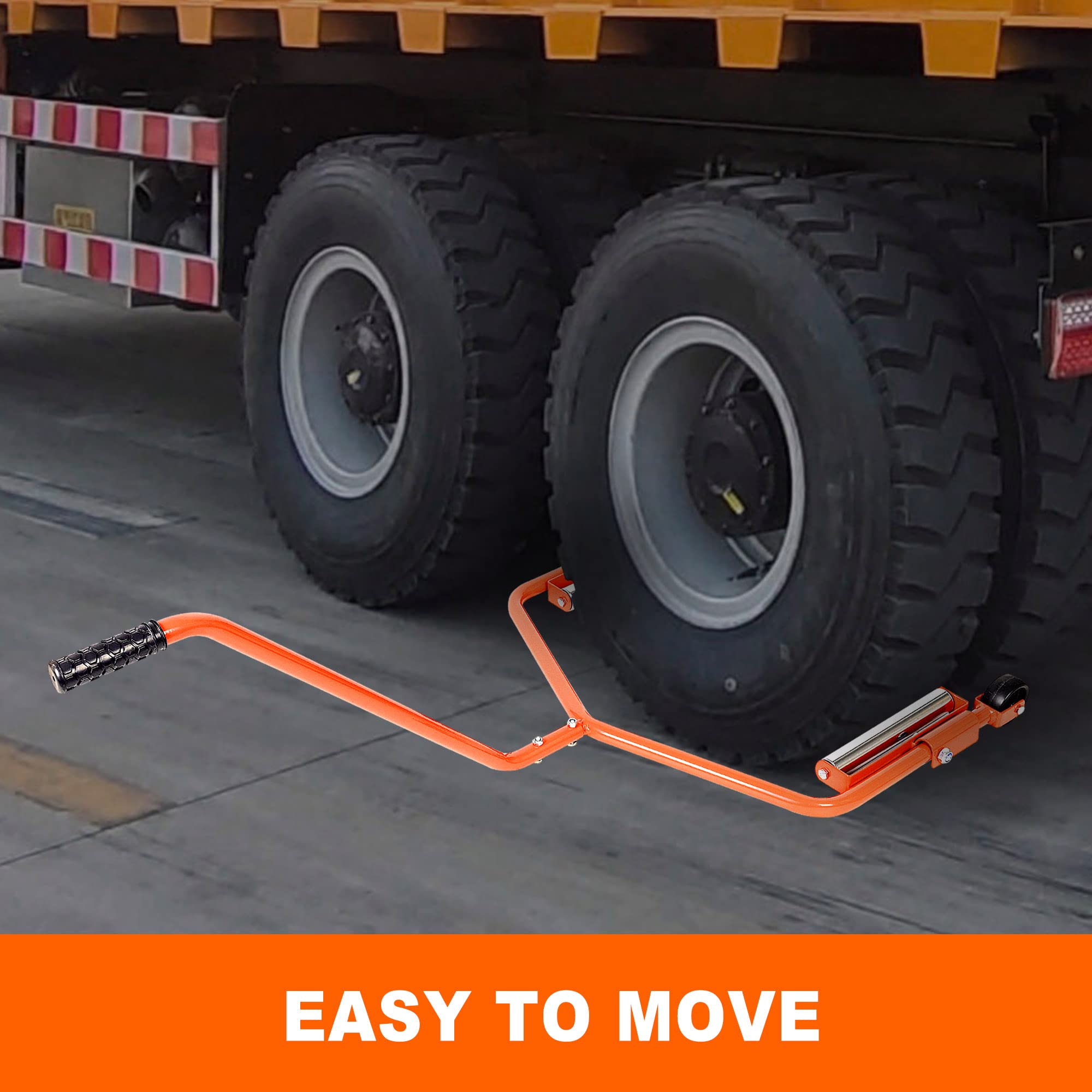 PONO Tire and Wheel Cart, Tire Dolly 280 LBS Load Capacity Wheel Dolly Truck Tire Moving Tool Heavy Duty Cart, Easy to Use Tire Lifting Tool