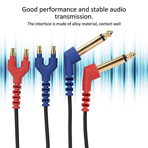 Audiometer Headphone Cable, Audiometer Headset Cable Wire for Headphone Air Conduction Audiometer Hearing Tester for Car Compatible with Stereos, Speaker