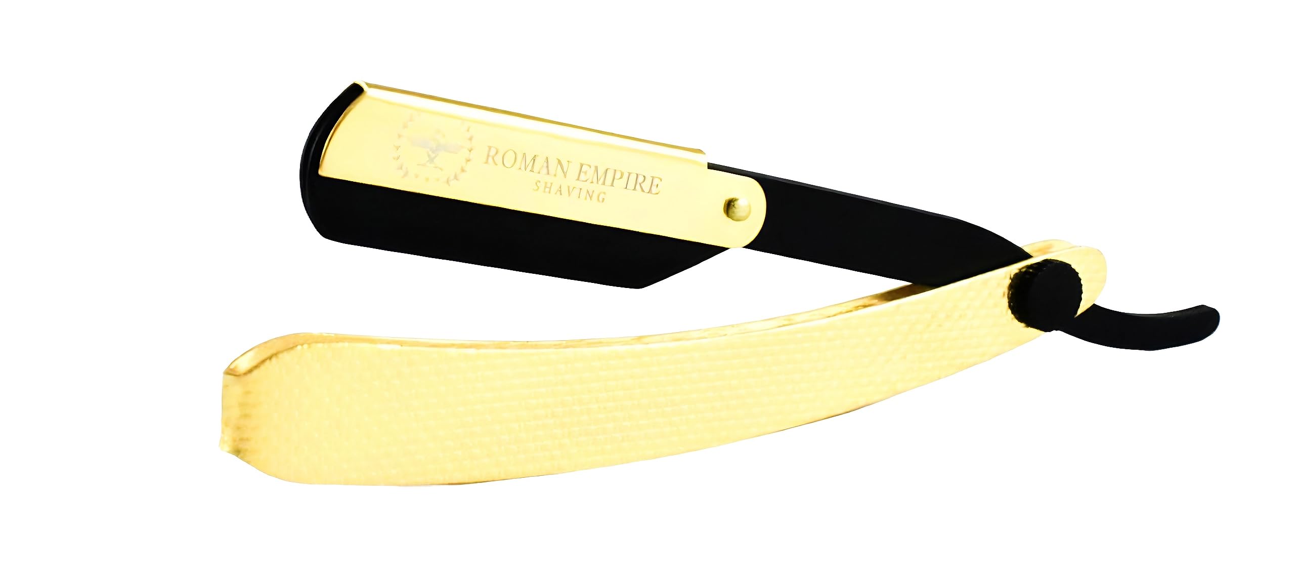 ROMAN EMPIRE SHAVING Jupiter New Straight Razor for Professional Barber with 20 Blades Sampler (Astra-Sharp-Shark-Treet)