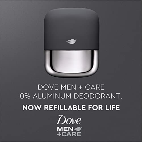 Dove Men+Care Ultimate Refillable Deodorant Kit 0 percent Aluminum Clean Touch Aluminum Free Deodorant 1.13 oz