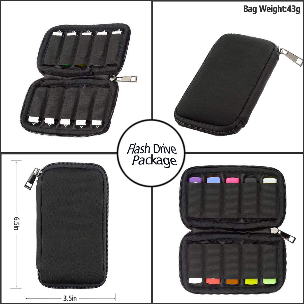 Flash Drive Case USB Storage Case JBOS USB Holder Storage Bag for USB Flash Drive Electronic Accessories Organizer for USB Flash Drive, USB Case, Thumb Drive Caes, Jump Drive Case, USB Organizer