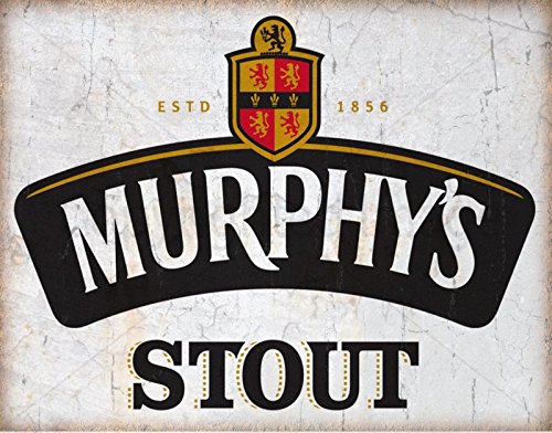 Super durable Murphy's Stout tin Signs Vintage Wall Decoration bar Cafe Kitchen Manhole Garage Home Decoration Irish Stout Sign 8x12 inch