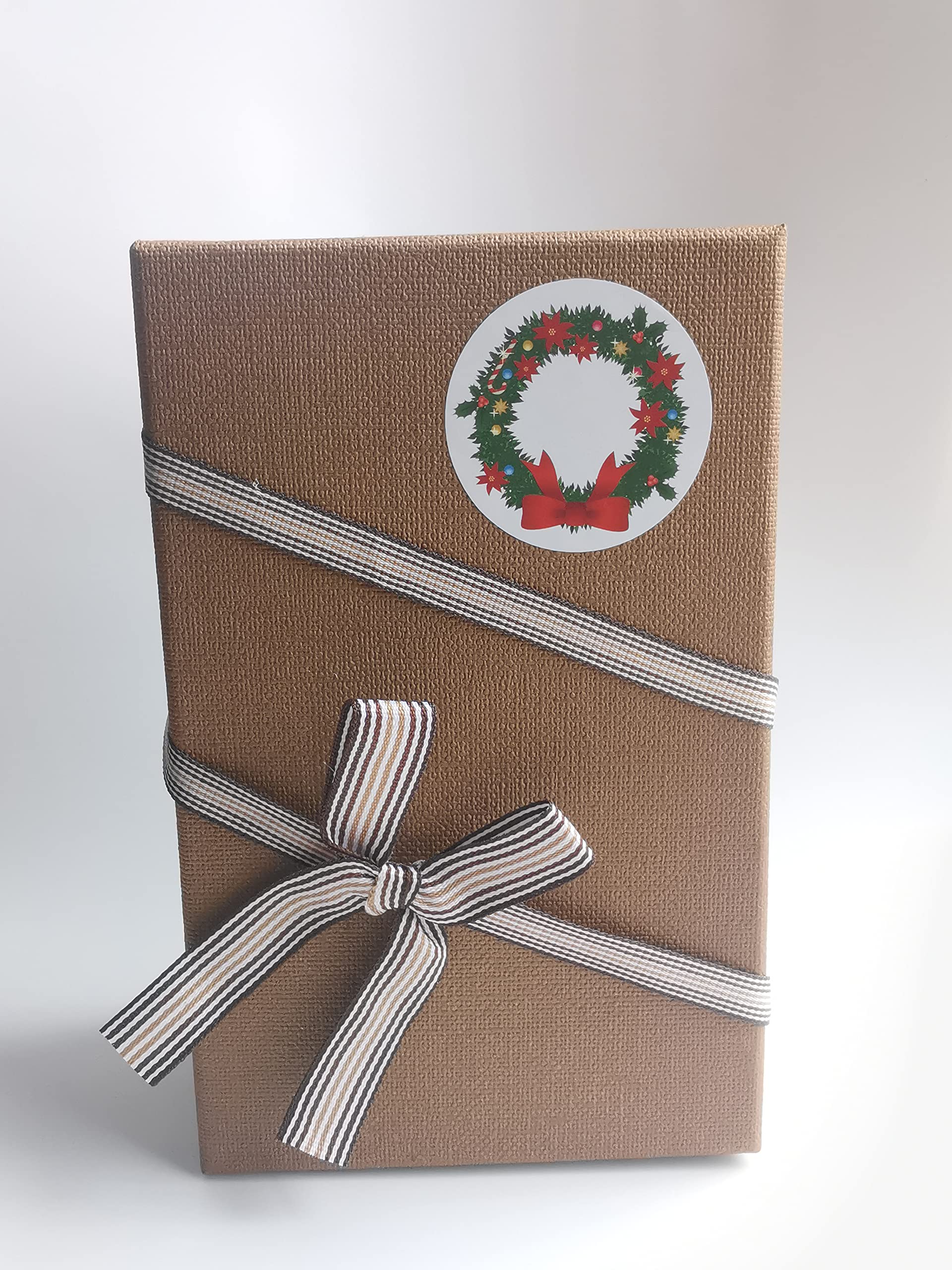 2 Inch 150 PCS Round Merry Christmas Stickers Xmas Present Labels Adhesive Decorative Envelope Seals Stickers for Cards Envelopes Boxes