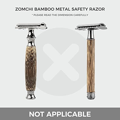 ZOMCHI Safety Razor Stand, Aluminum Alloy Men's Shaving Stand for Bathroom Countertops, Suitable Razors, Hole Diameter 0.425'',Rose Gold
