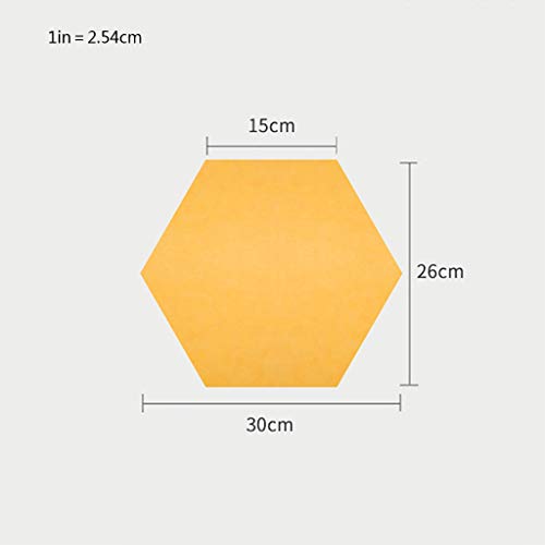 DIY Hexagonal Felt, Background Wall Stickers Living Room self-Adhesive Creative Photo Wall memo Note Board Photo Message Display Board
