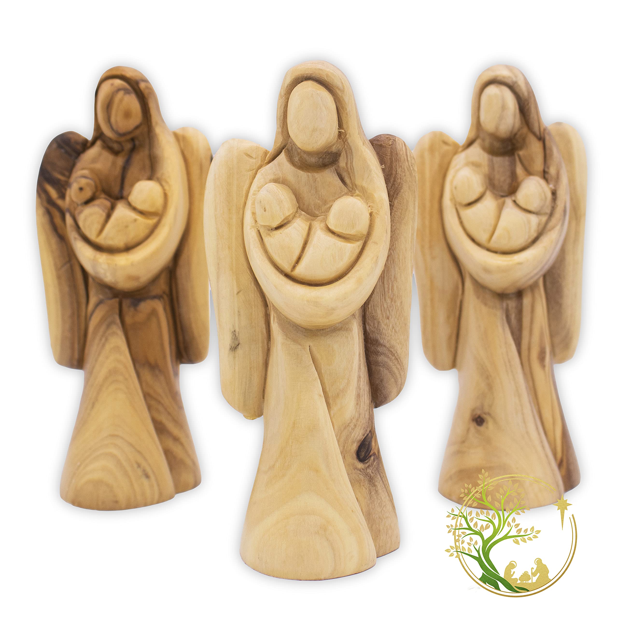 Guardian Angel Holding Baby Twins Statue Nursery décor- Religious Gift for Twin Baby Gift| Miscarry Gift | Loss of Baby Twins or Miscarriage