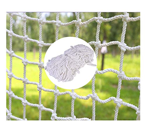banister guard net Child Safety Net, Decoration Net White Decor Net Woven Rope, Truck Cargo Trailer Netting Net Mesh Nets, Rail Balcony Banister Stair Playground Climbing Children Protection Fence Out
