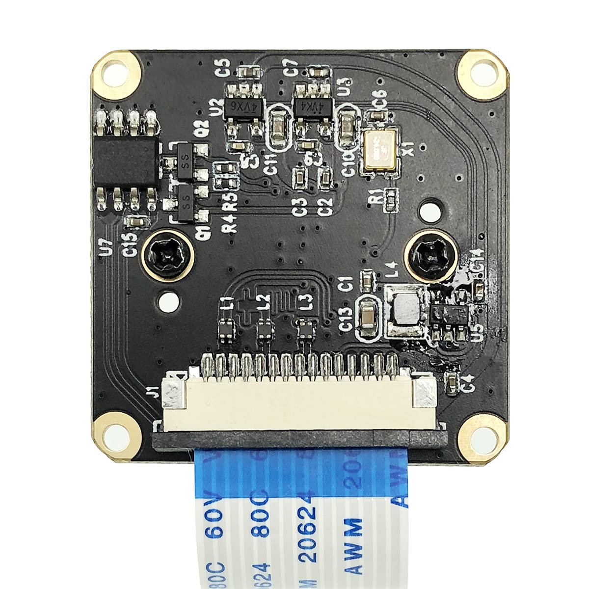 Pibiger IMX219 Camera Module with M12 FOV160 Lens for Raspberry pi, Jetson Nano, Jetson Xaiver Compatible with Raspberry pi Camera v2