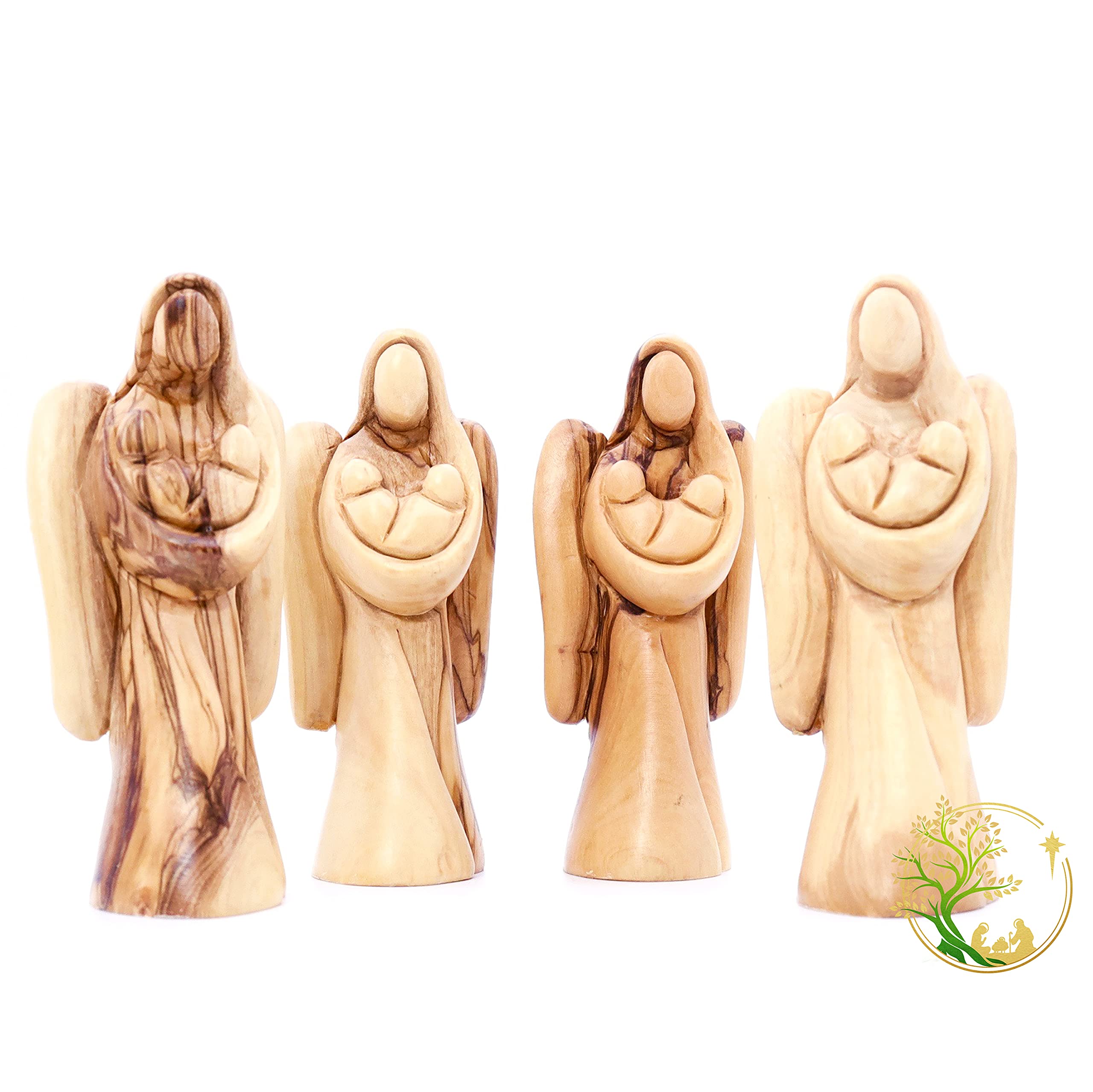 Guardian Angel Holding Baby Twins Statue Nursery décor- Religious Gift for Twin Baby Gift| Miscarry Gift | Loss of Baby Twins or Miscarriage