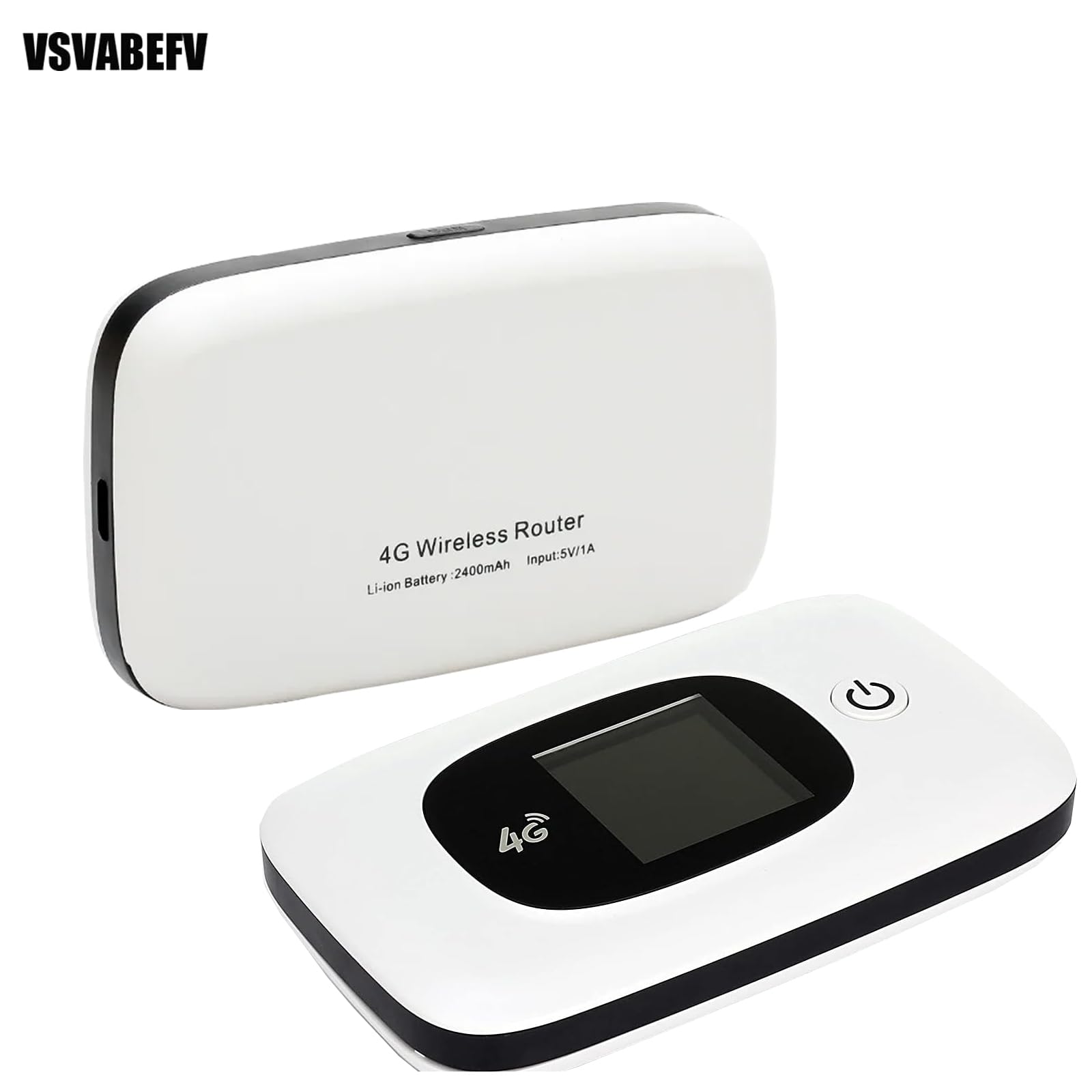 4G LTE Mobile WiFi Router with SIM Card Slot for Travel, Unlocked Portable WiFi Router Hotspot Devices for Travel, ATT T-Mobile Hotspot Devices Portable WiFi Hotspot, Support B2/B4/B5/B12/B17