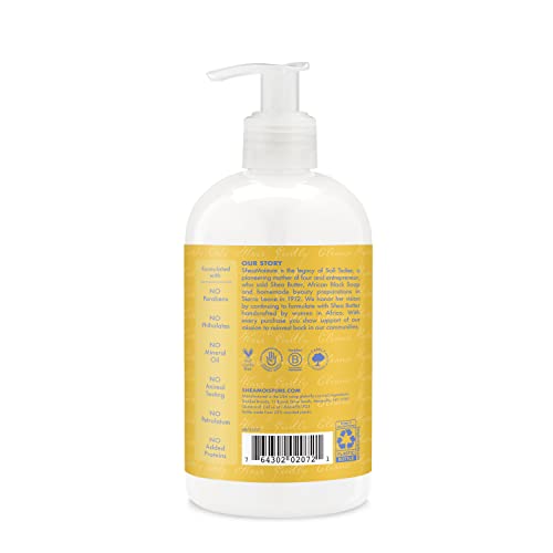 SheaMoisture Low Porosity Weightless Hydrating Conditioner For Moisture Resistant, Curly, Coily Hair Lightweight Hair Conditioner 13 fl oz