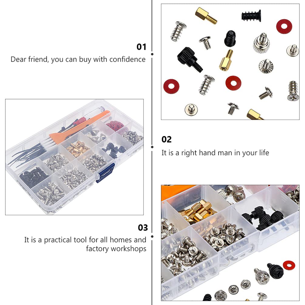 OSALADI 1 Set Computer Screw Tablet Holders Screws for Assembling Computer Tablet Kickstand Computer Case Screw Tablet car Holder Tablet Stand for Desk Screws Kit Steel Screw Group Cable