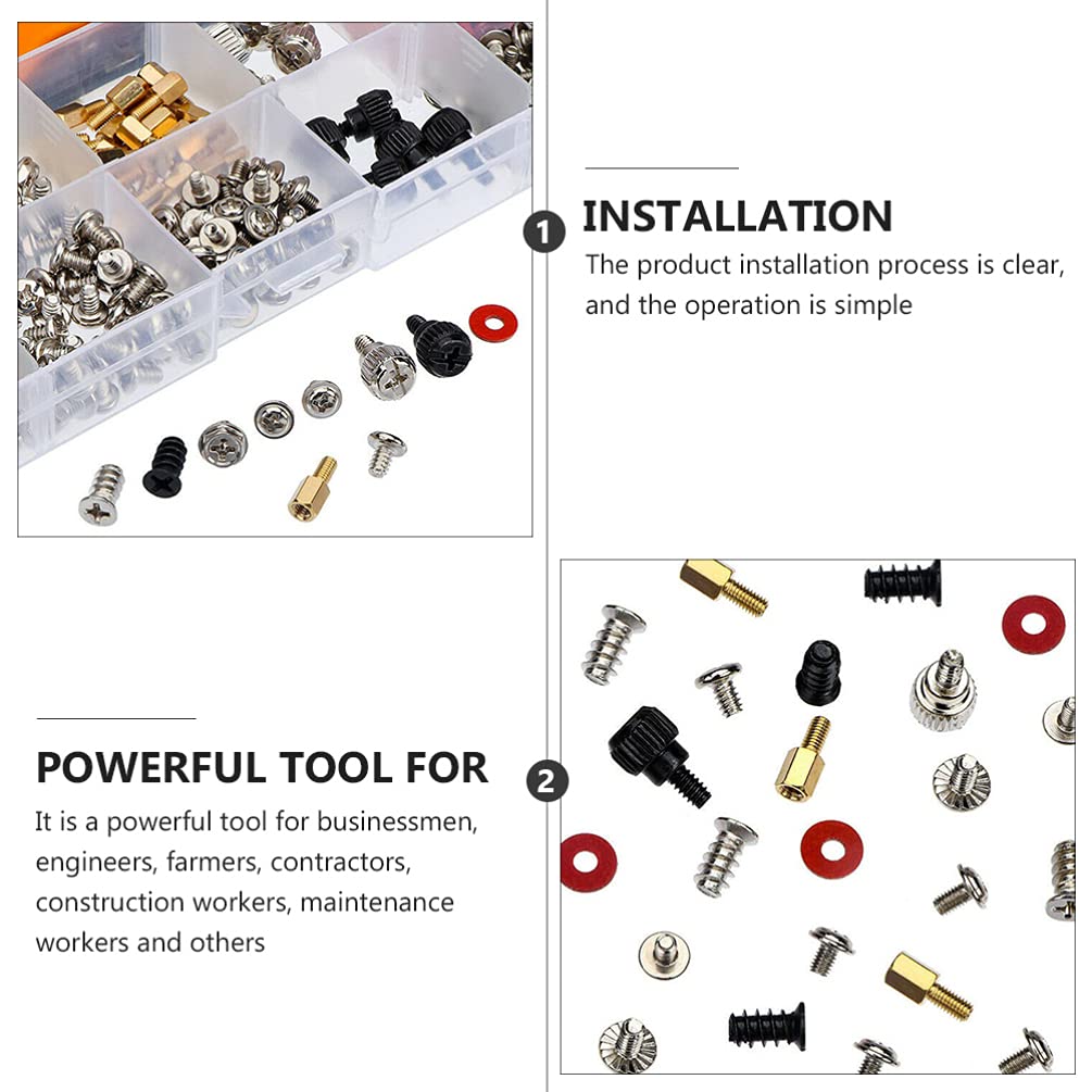 OSALADI 1 Set Computer Screw Tablet Holders Screws for Assembling Computer Tablet Kickstand Computer Case Screw Tablet car Holder Tablet Stand for Desk Screws Kit Steel Screw Group Cable