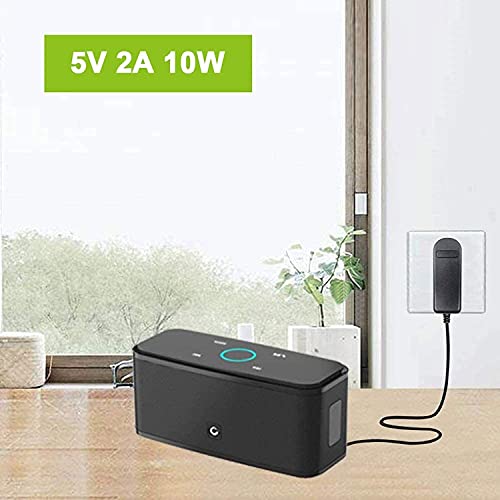 5V 2A Power Supply Adapter, 5V 2A AC DC Adapter, AC 100-240V to DC 5V, 5.5X 2.5mm DC Plug, Input 110V-240V, Output 5V 2A 10W, with DC Female Connector for Camera Route Hub CCTV, etc