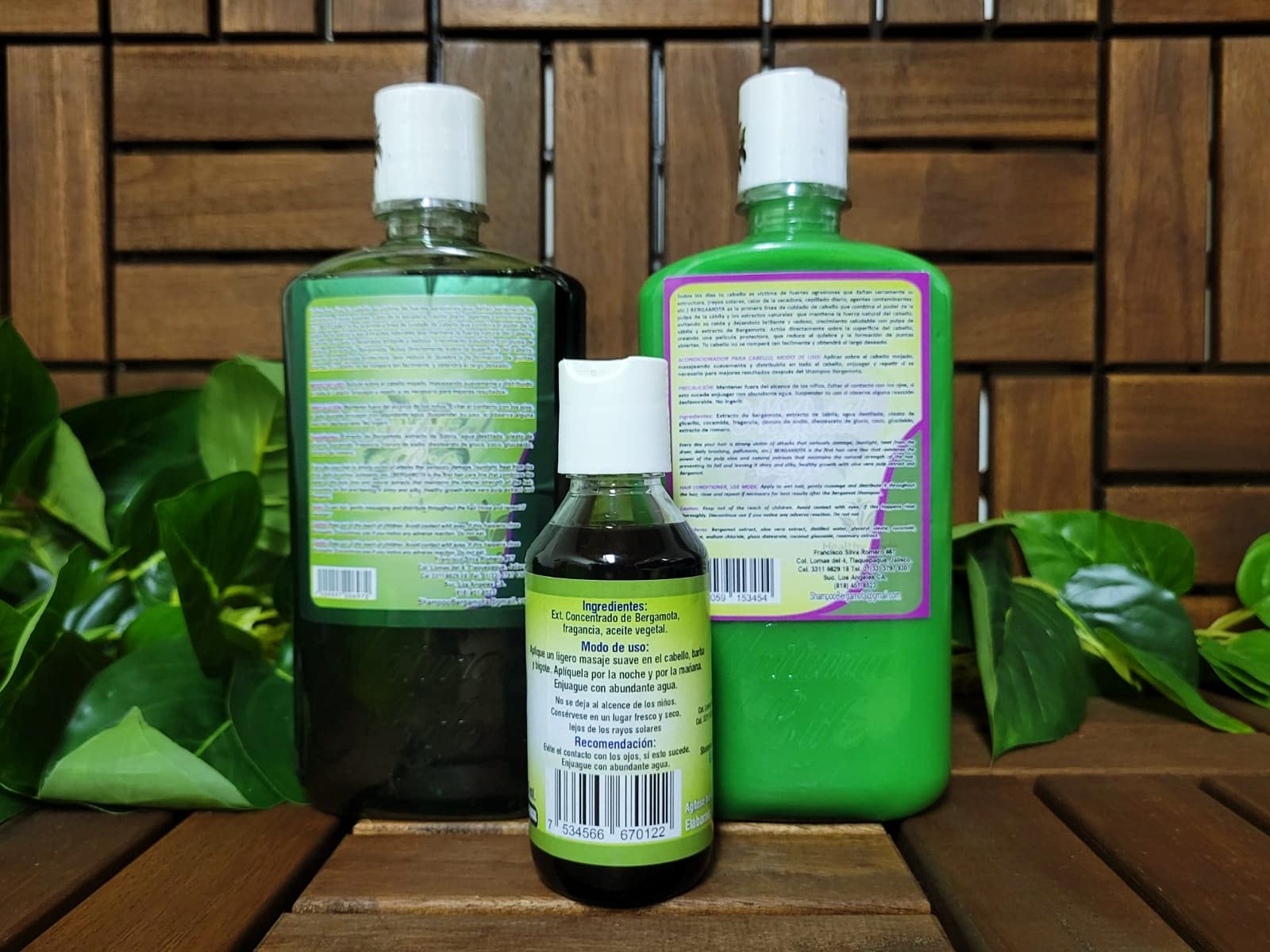 Organic Bergamot Shampoo + Conditioner & Oil ( 3 Pack ) Dist. by C&A Naturistics