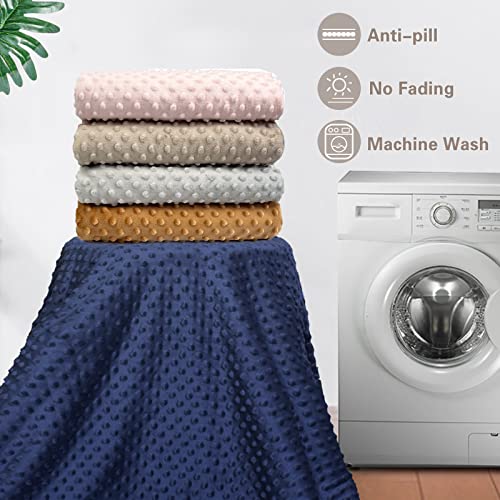 Baby Blankets for Boys Girls Soft Minky and Sherpa Fleece Toddler Throw Blanket Unisex for Crib,Stroller and Pets(Blush Pink)