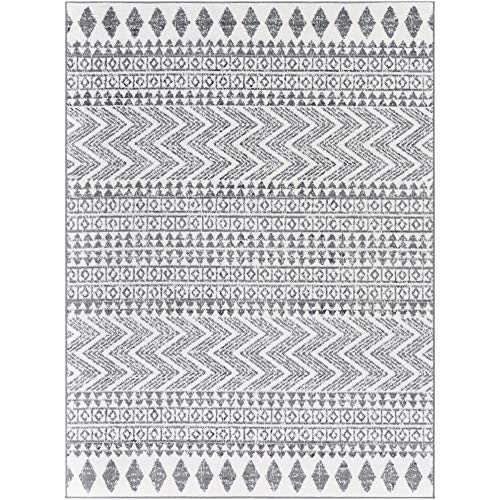 Artistic Weavers Calliope Bohemian Moroccan Area Rug,5'3" x 7',Grey