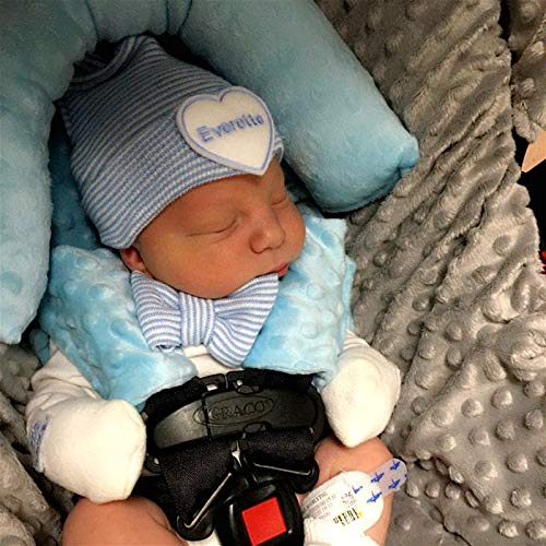 Baby Head Support and Strap Covers - Infant Head Support Pillow Super Soft Head and Neck Cushion for Car Seat Baby Headrest and Carseat Neck Cover,Light Pink