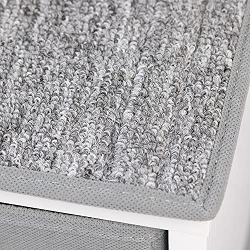 PetFusion Pet Step Window Perch Bookshelf w/ Storage Baskets |28β Tall Dog & Cat Perch, 8β Stair Height |Multi-Functional Modern Pet Furniture w/ Carpeted Step Pads & 1β Thick Premium Foam Perch Pad