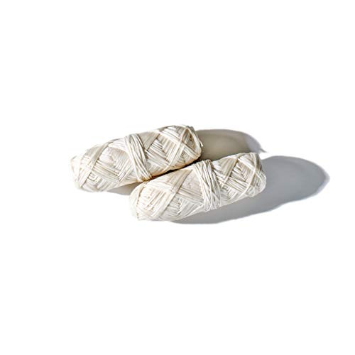 JentleCo Biodegradable Silk Floss Refill - Earth Friendly, Unflavored, Plastic-Free, Zero-Waste, for Refillable Floss Dispenser, 66 yd (30 m / 33 yd x 2 Spools)