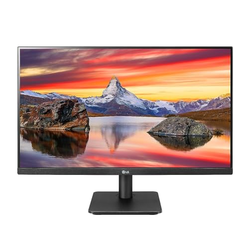 LG 24MP400-B 24” Full HD (1920 x 1080) IPS Display with 3-Side Virtually Borderless Design, AMD FreeSync and OnScreen Control – Black (Renewed)