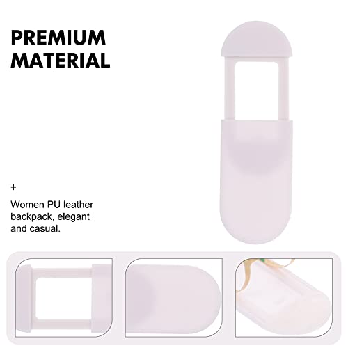 Hemobllo 3Pcs Privacy Cover Lens Protector Computer Camera Webcam Lens Covers Webcam Shutter Covers Web Camera Covers Phone Camera Webcam Lens Protective Covers Jammer White abs Cell Phone