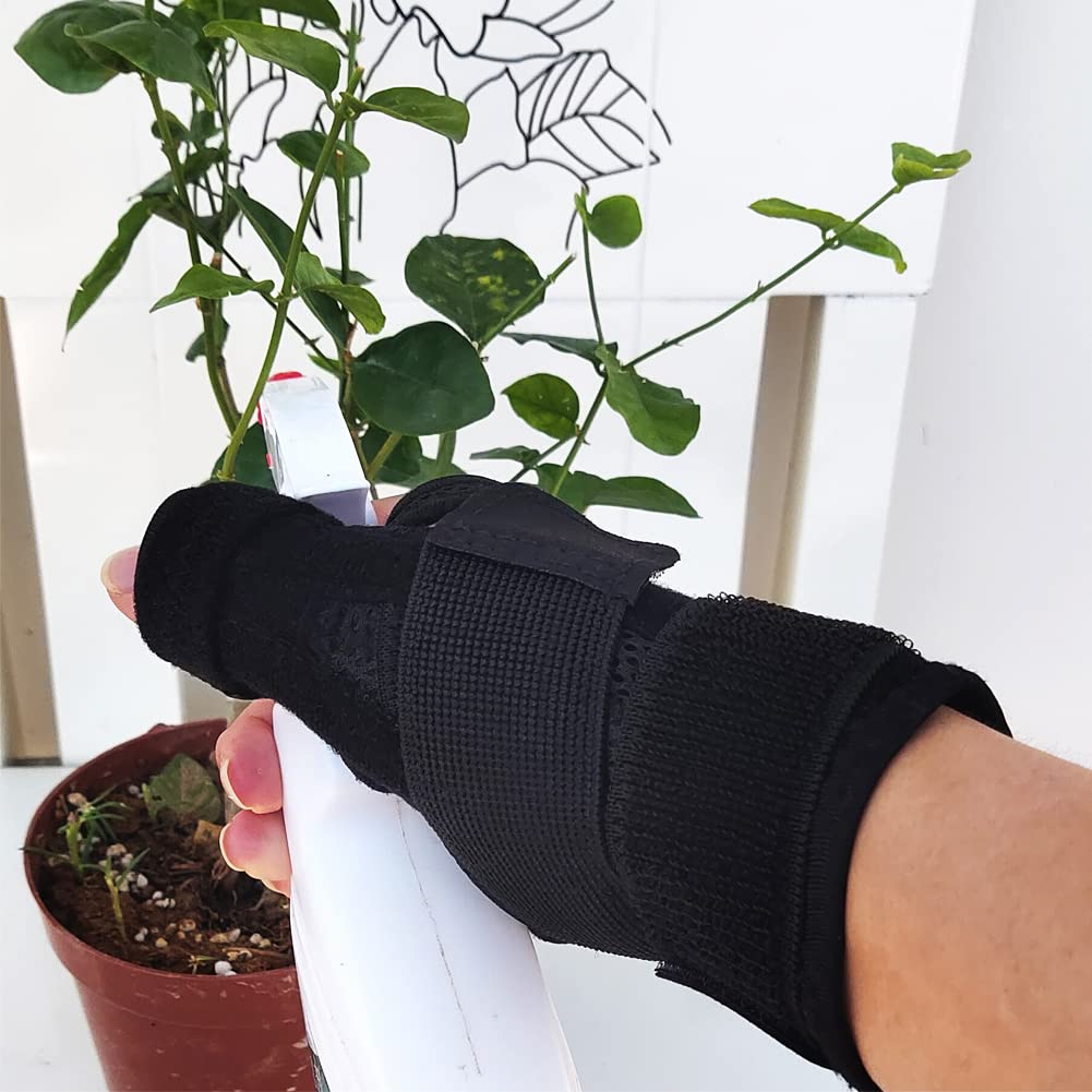 Thumb Wrist Support Brace, Breathable Wrist Braces Splint with Adjustable Straps for Arthritis, Tendonitis, Sprained, Comfortable Reversible Wrist Stabilizer for Carpal Tunnel Thumb Joint Pain Relief