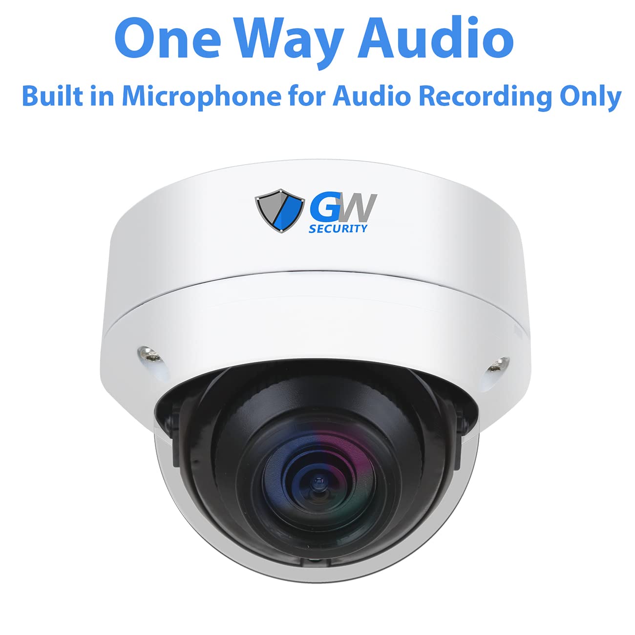 GW 16 Channel 4K NVR 8MP 4K AI Smart Home Security Camera System, (8) Dome and (8) Bullet Built-in Microphone Audio Recording HD 2160P 4K IP PoE Cameras, Face Recognition/Human/Vehicle Detection