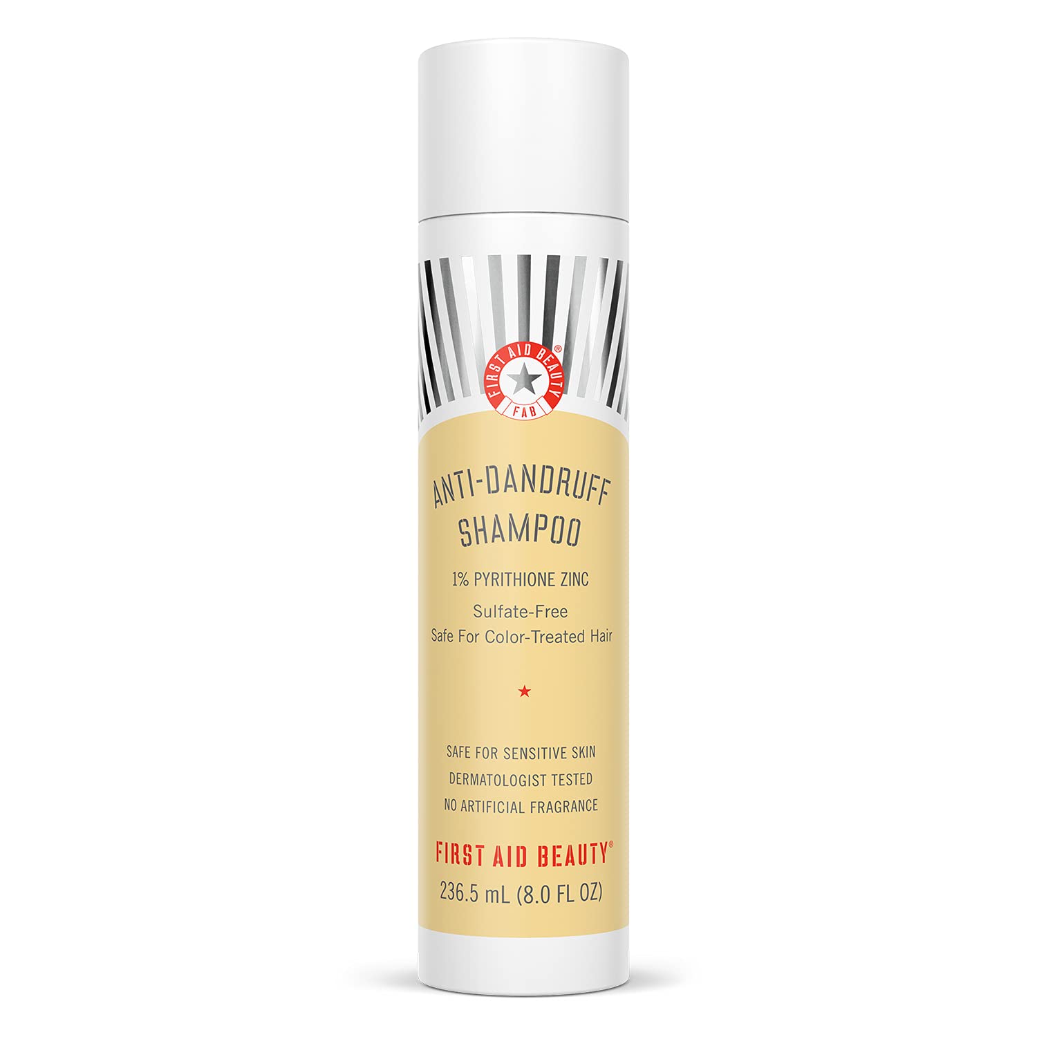 First Aid Beauty FAB Anti-Dandruff Shampoo – Fights Flakes, Soothes Scalp And Leaves Hair Looking Healthy – 8 oz