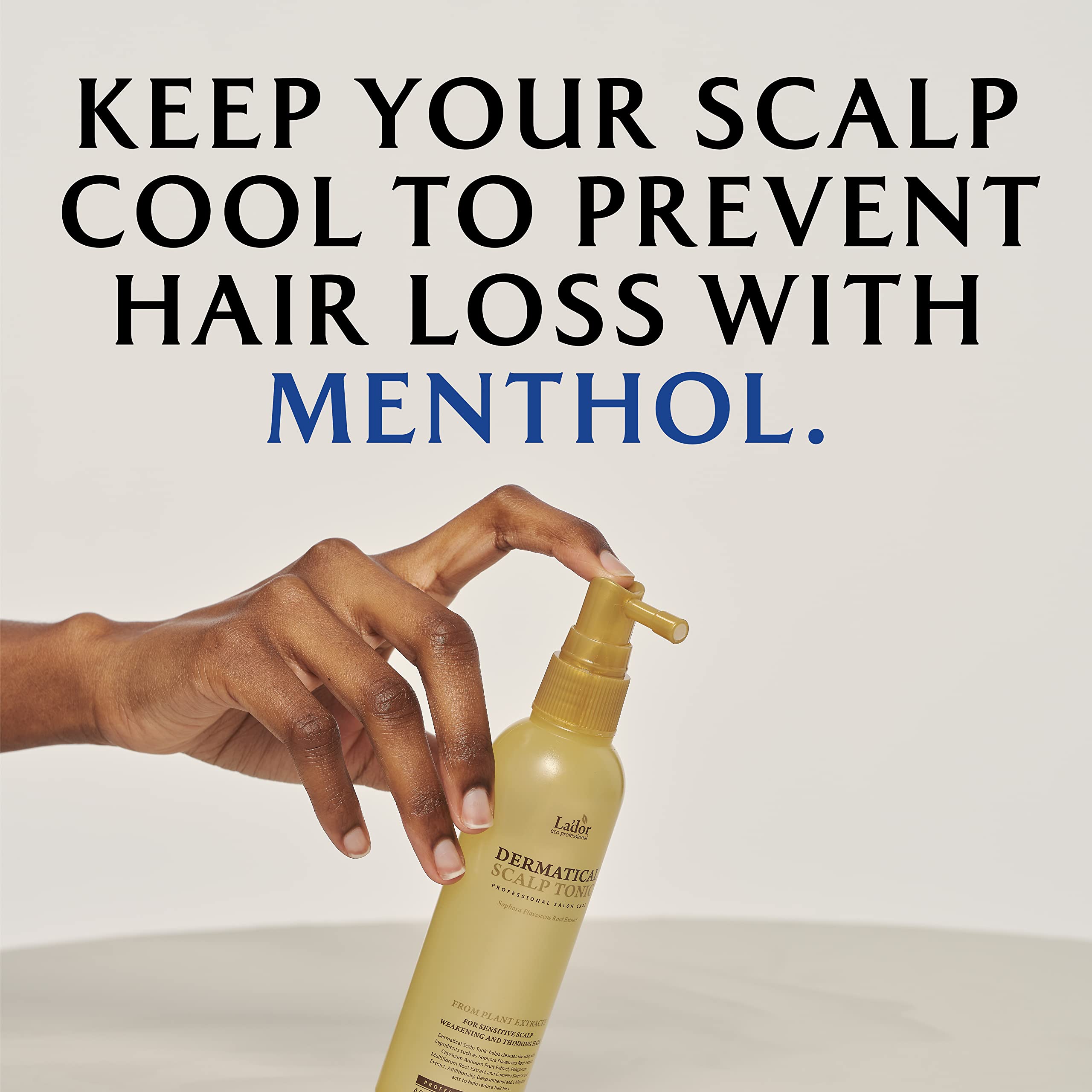 LA'DOR Dermatical Scalp Tonic - For Sensitive & Thinning Hair - 4.05 Fl Oz, Leave-in Spray Conditioner, Cleanse, Reduce Hair Loss