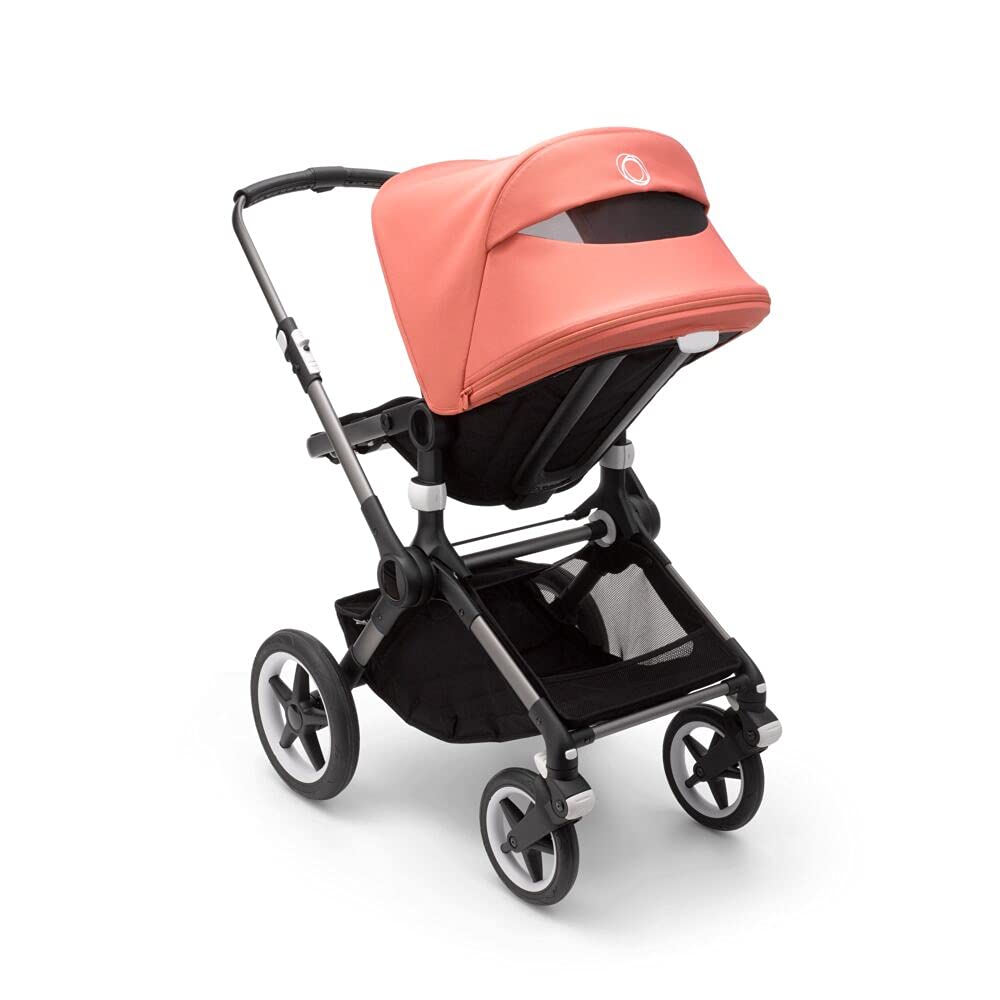 Bugaboo Fox 3 Extendable Sun Canopy with UPF Sun Protection and Peekaboo Mesh Panel, Compatible with all Fox models and Lynx - FOREST GREEN