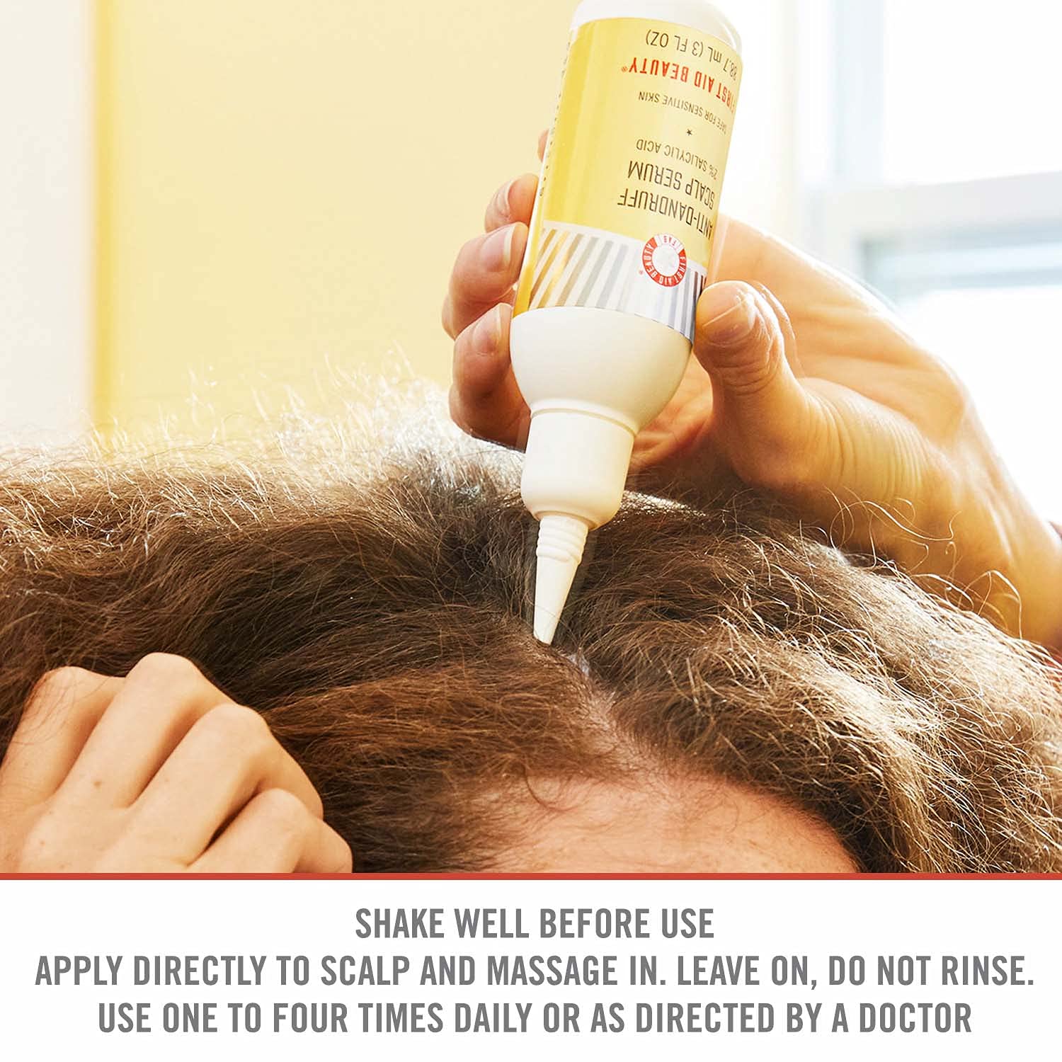 First Aid Beauty FAB Anti-Dandruff Scalp Treatment β Fights Dandruff, Instantly Soothes Dry Scalp β 3 oz