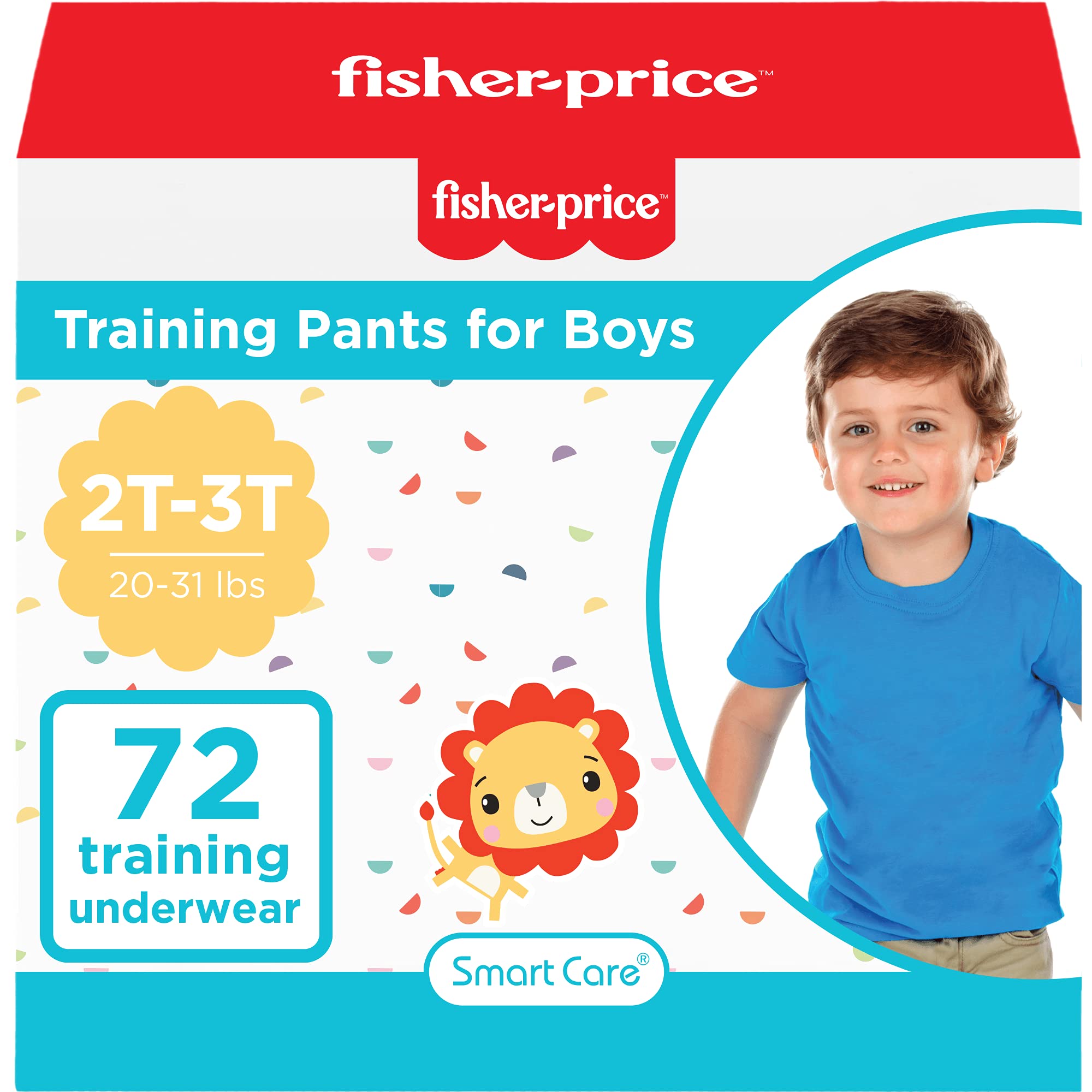 Smart Care Fisher-Price Training Pants, 2T-3T (Boy), 72 Count