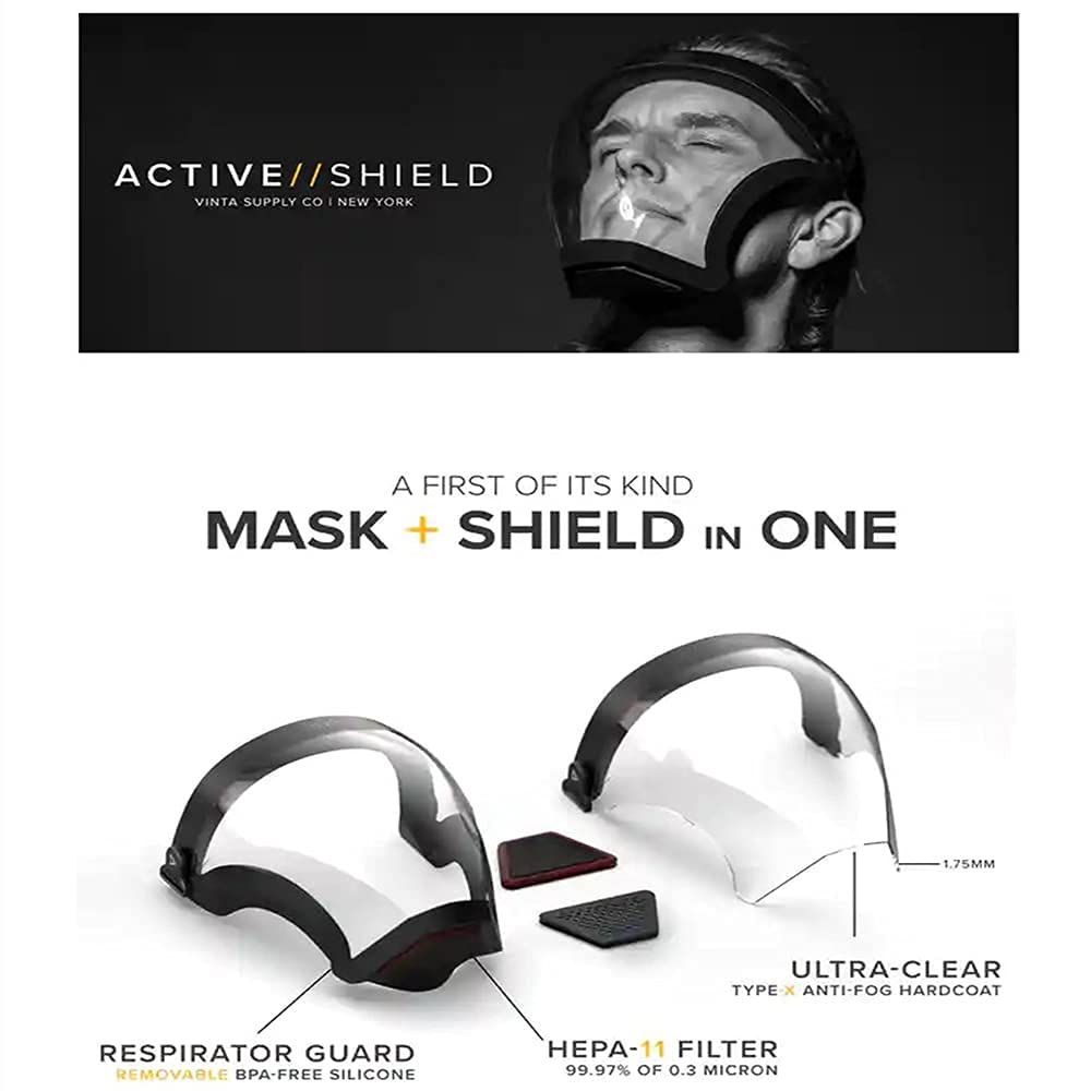 Clear Full Safety Face Shield for Adults Women Men(Not Fit Wear Glasses), Adjustable& Reusable Super Protective Face Shields with Super Lightweight, High-Definition, Anti-Fog, UV Blocking Shields