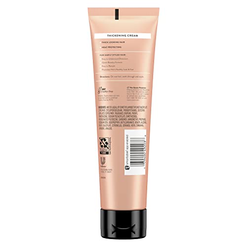Suave Simply Styled For Thick-looking Hair Thickening Hair Cream, Heat Protectant and Styling Cream 5 oz