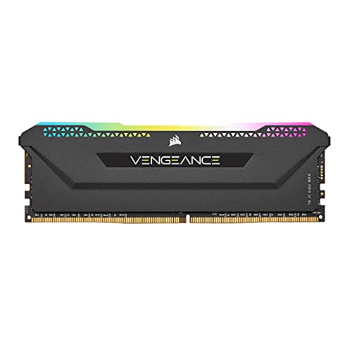 Corsair Vengeance RGB PRO SL 32GB (2x16GB) DDR4 4000MHz C18 Desktop Memory (10 Ultra-Bright RGB LEDs, Custom Performance PCB, Tight Response Times, Intel XMP 2.0) Black