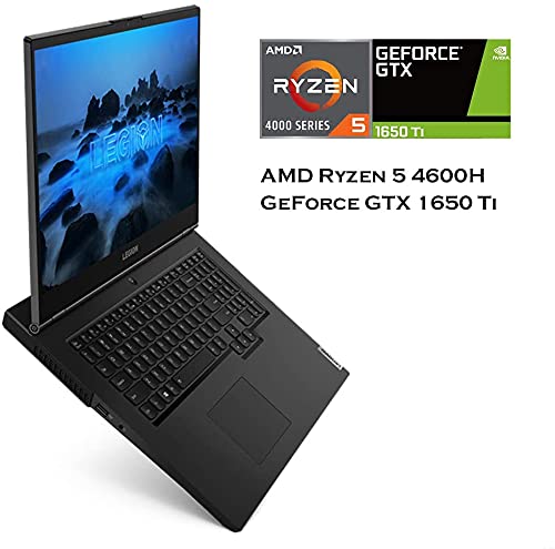 Lenovo Legion 5 Gaming Laptop, 15.6" FHD IPS 120Hz Display, AMD Ryzen 5 4600H, Webcam, Backlit Keyboard,USB-C, GeForce GTX 1650 Ti, Windows 10, Accessories (16GB RAM | 512GB PCIe SSD | 1TB HDD)