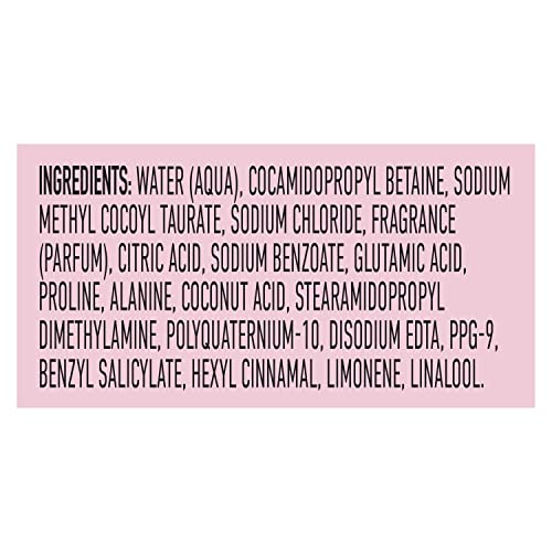 Suave Pink Luscious Curls Shampoo for Defining Curly Hair with Amino Acid Complex 16.5 oz