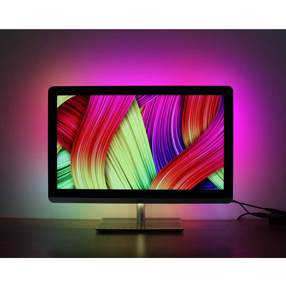 Xnbada Music Player Bluetooth Sp616e Ambient DIY AmbiBox Controller USB HDTV Computer Backlight Computer Dream Monitor Box for Addressable LED String Lights