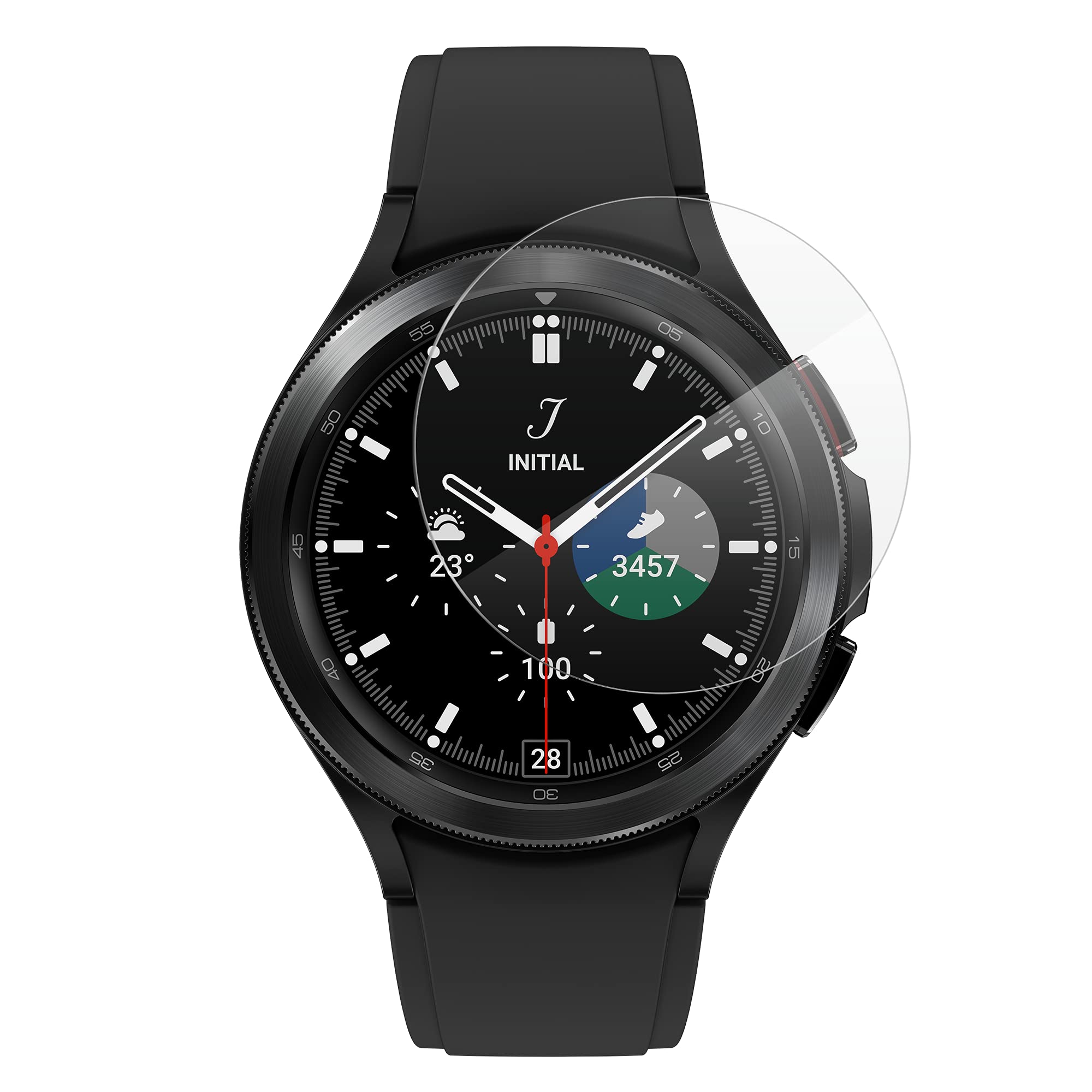 ZAGG InvisibleShield Ultra Clear Plus - made for Samsung Galaxy Watch4 Classic (46mm) - Ultra Clear and Virtually Indestructible