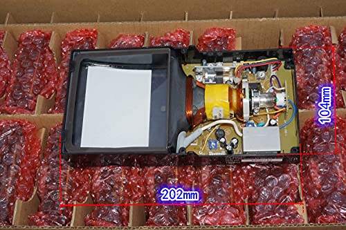 ARCADORA 12V 4.2W Micro 4" CRT Black and White Monitor Vintage CRT Screen Electronic Picture Tube