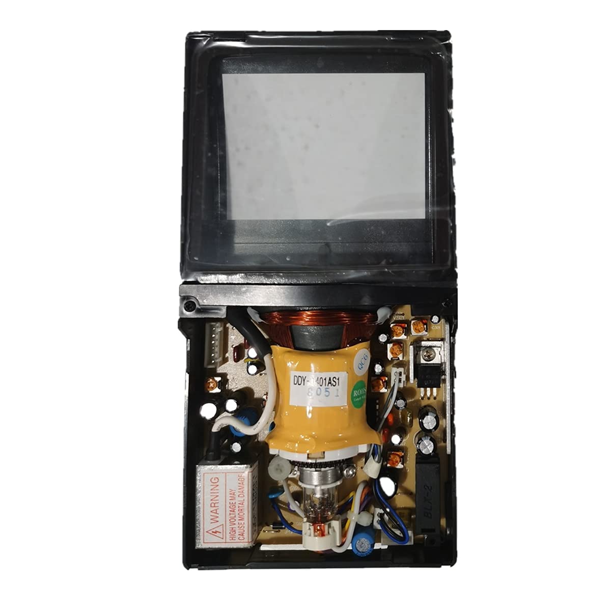 ARCADORA 12V 4.2W Micro 4" CRT Black and White Monitor Vintage CRT Screen Electronic Picture Tube