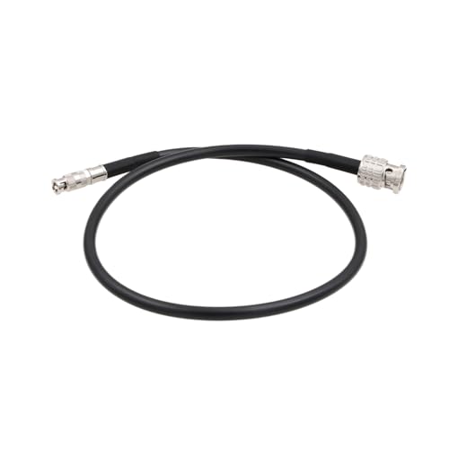 HangTon 4K 12G SDI Video Cable HD Micro BNC to Standard BNC for Blackmagic Video Assist 5" Monitor Micro Studio Camera 4K G2 ATEM 12G-SDI 6G-SDI 2160p60 4K30 30cm