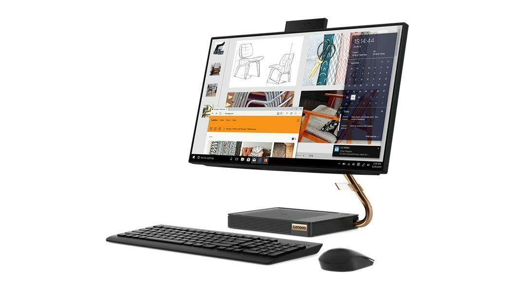 Lenovo Flagship IdeaCentre A540 24 AIO Desktop 23.8" FHD IPS Touchscreen 9th Gen Intel Octa-core i7-9700T 32GB RAM 1TB SSD JBL Harman Speakers Dolby Webcam Win10 Pro + HDMI Cable