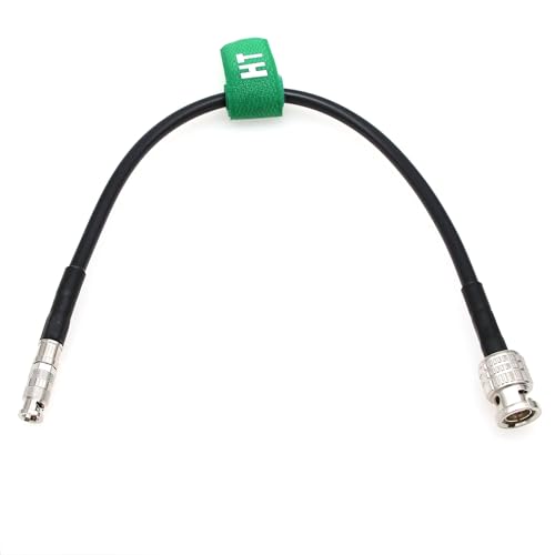 HangTon 4K 12G SDI Video Cable HD Micro BNC to Standard BNC for Blackmagic Video Assist 5" Monitor Micro Studio Camera 4K G2 ATEM 12G-SDI 6G-SDI 2160p60 4K30 30cm
