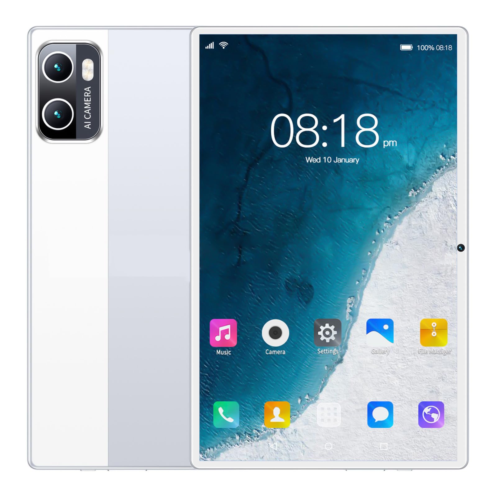 Â 2+16g / Hd Tablet 10.1 Inch High Configuration Full Netcom 10 Core IPS Ultra-Thin Android Computer Supports Voice Call Game Ifi Bluetooth Office