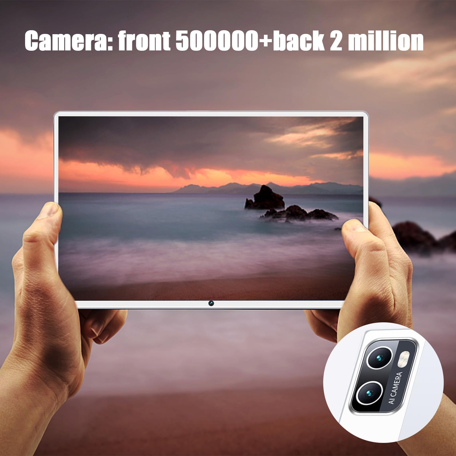 2+16g / Hd Tablet 10.1 Inch High Configuration Full Netcom 10 Core IPS Ultra-Thin Android Computer Supports Voice Call Game Ifi Bluetooth Office