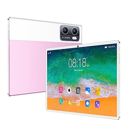 2+16g Tablet 10.1 Inch Hd 10 Core IPS Ultra-Thin Android Computer High Configuration Full Netcom Voice Call Game Tablet Supports WiFi Bluetooth Voice Call Game Office