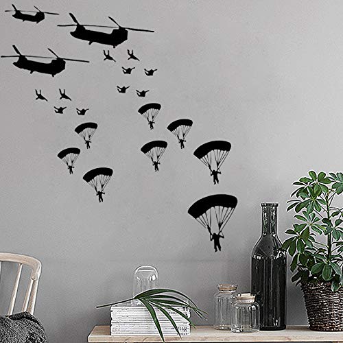  Cool Army Troops Wall Sticker Solider Stickers Vinyl Home Boys Kids Bedroom Soldiers Wall Art Decal for Living Room Home Decor